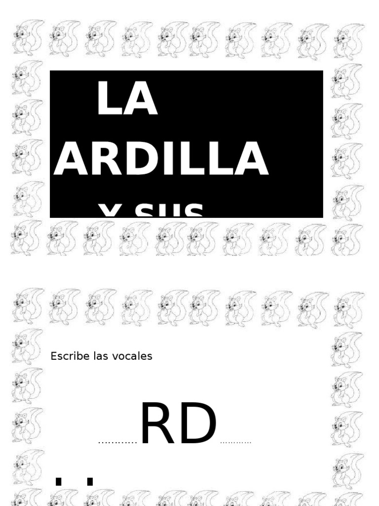 Cuento de la Ardilla y sus Amigos | PDF