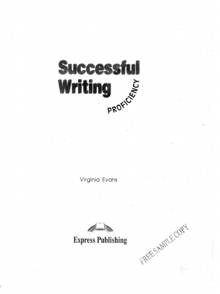 Successful Writing Proficiency | PDF