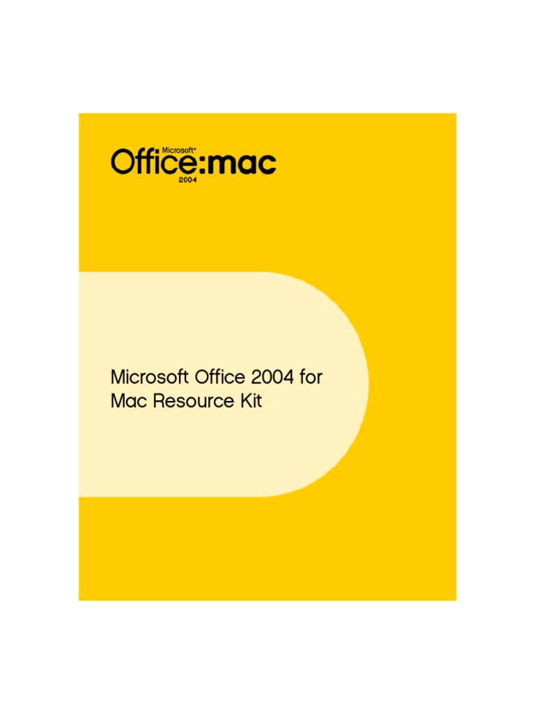Microsoft Office 2004 For Mac Resource Kit | PDF | Computer Virus ...