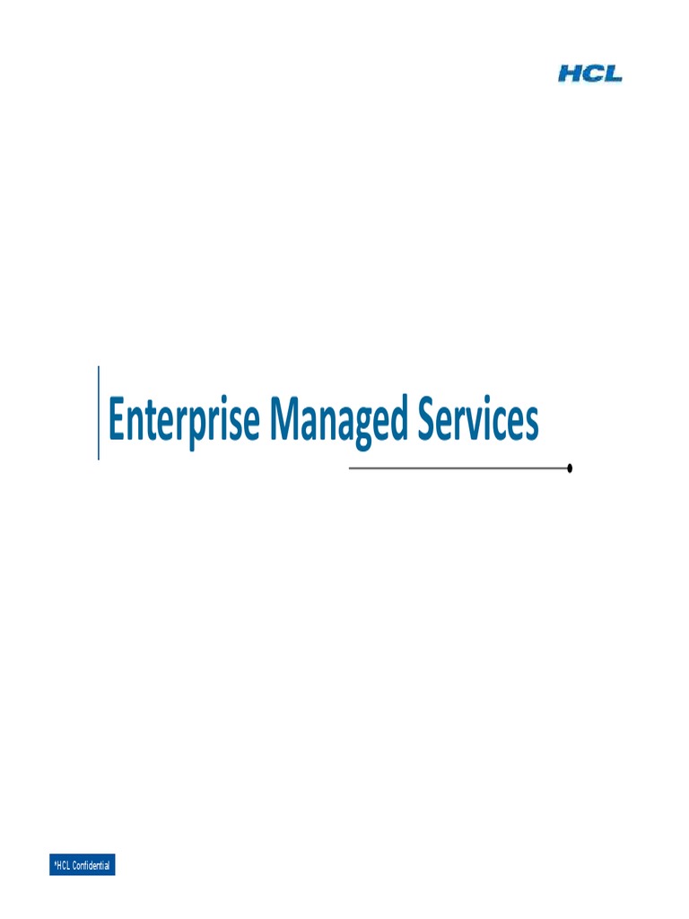 HCL Infosystems Managed Services | PDF | Office 365 | Data Center