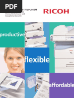 Ricoh Aficio MP 2000 | PDF | Fax | Image Scanner