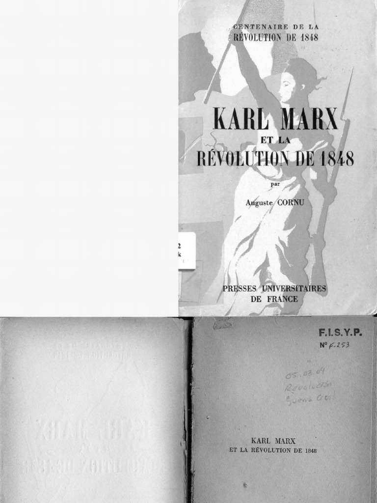 Auguste Cornu, Karl Marx Et La Révolution de 1848 | PDF ...