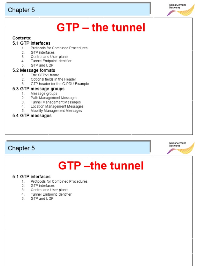 GTP Protocol Data Unit Overview | PDF | Transmission Control Protocol ...