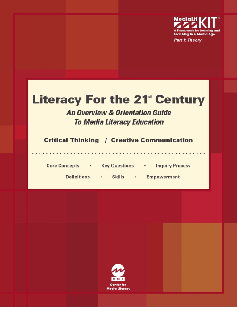 Digital-Media Literacy Framework-For 21stcentury | PDF | Literacy ...