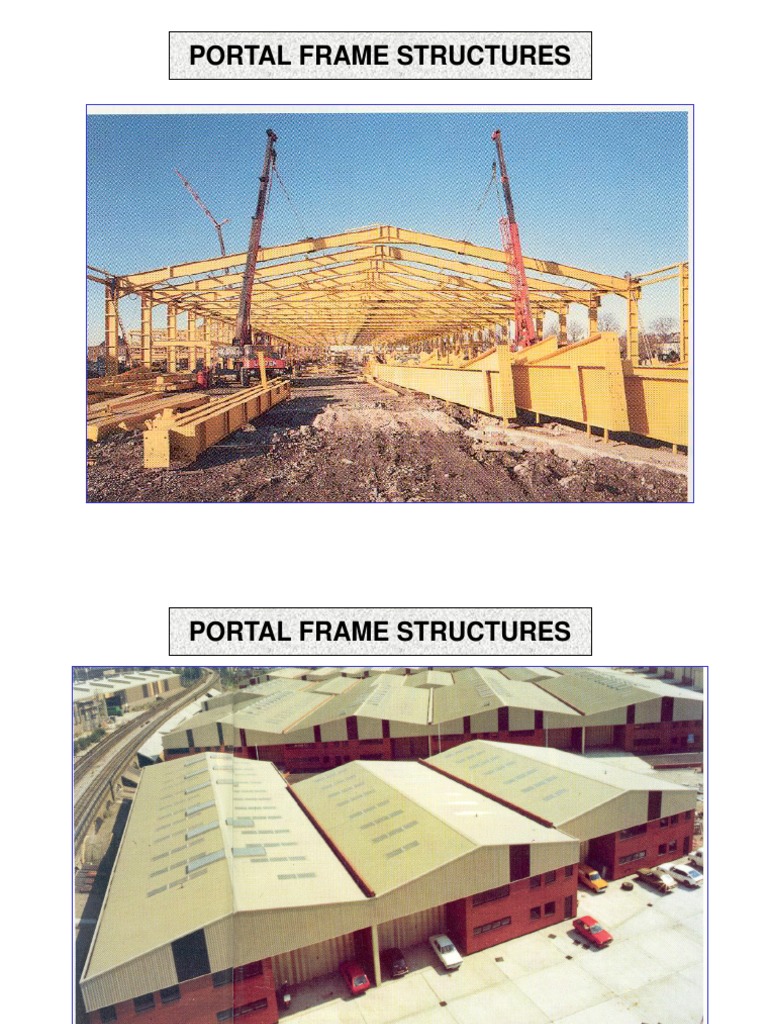 3 Pinned Portal Frames | PDF