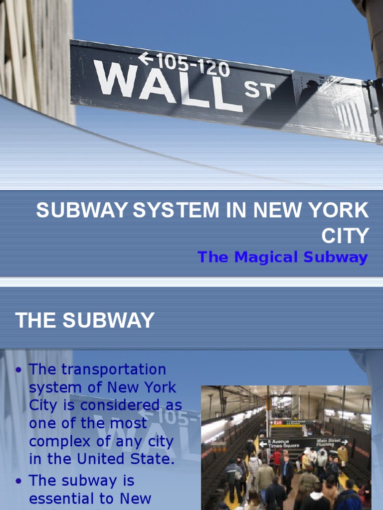 Subway System in New York City | PDF | Manhattan | Land Transport