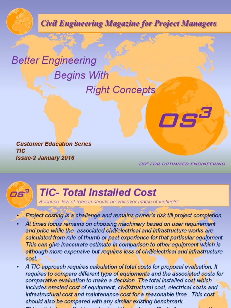 Explains Total Installed Cost Concept | PDF | Infrastructure | Engineering
