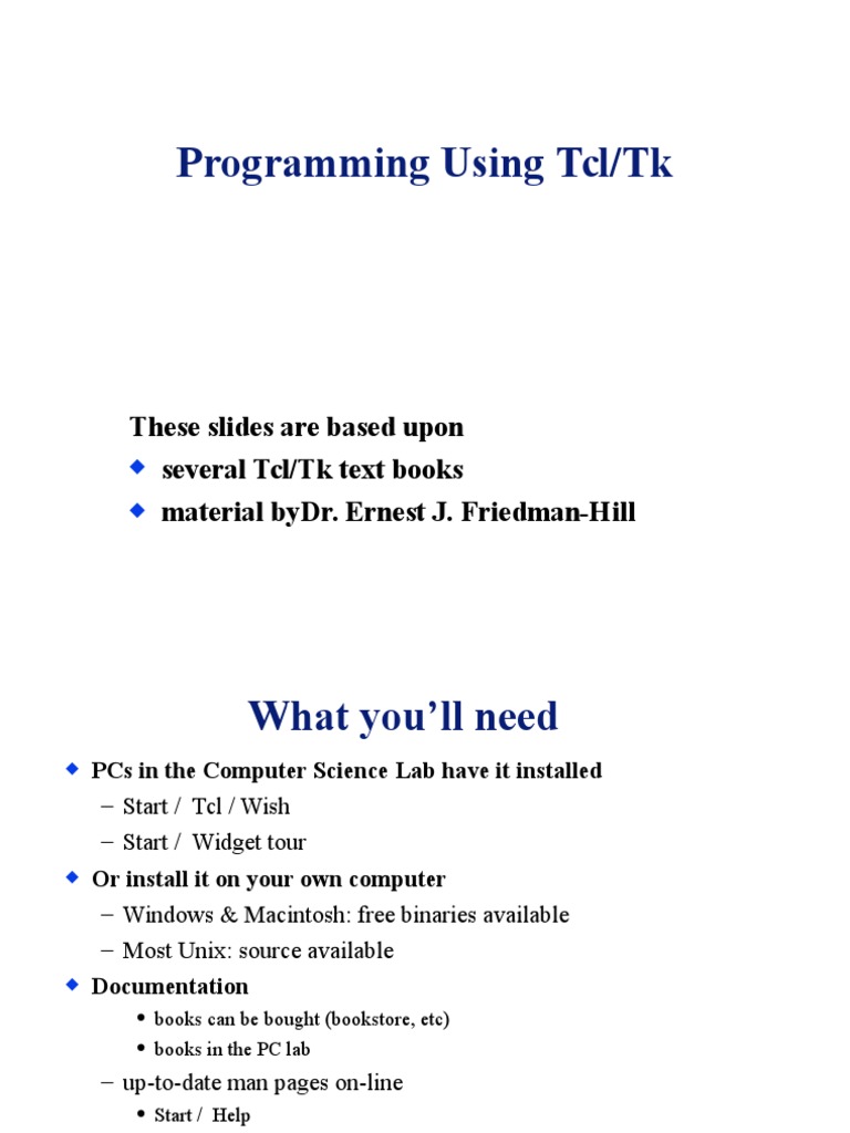TCL | PDF | String (Computer Science) | Software Engineering TCL | PDF | String (Computer Science) | Software Engineering