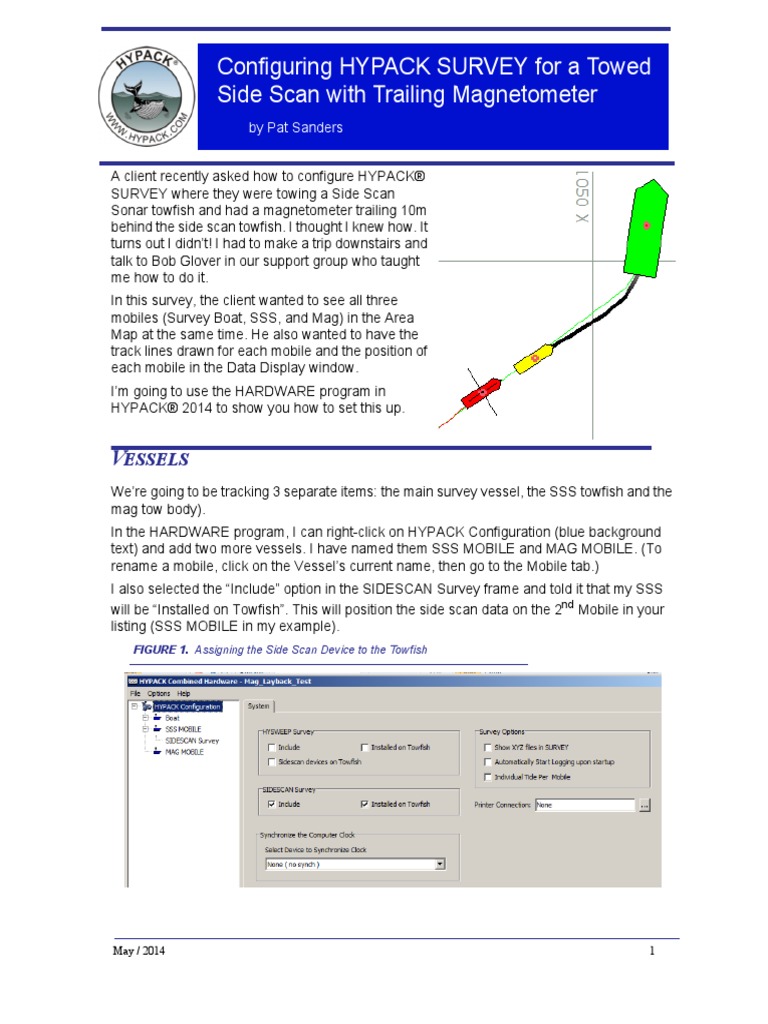 Configuring HYPACK SURVEY For A Towed SideScan With Trailing ...