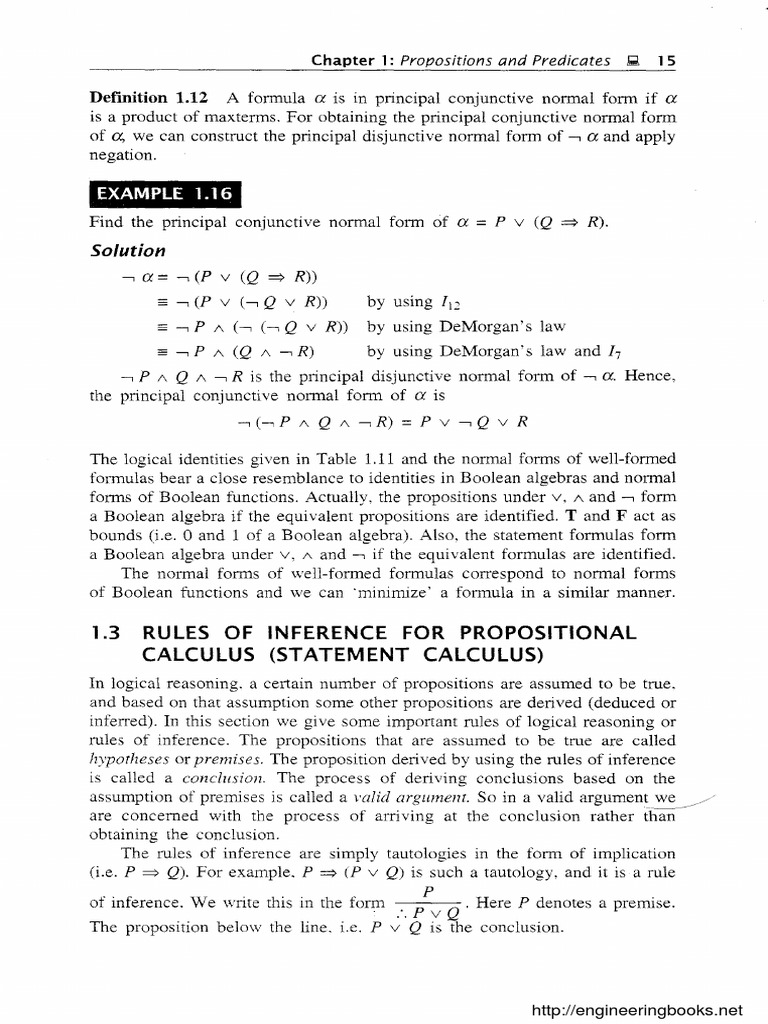 Rules of Inference For Propositional Calculus | PDF | Inference | First ...