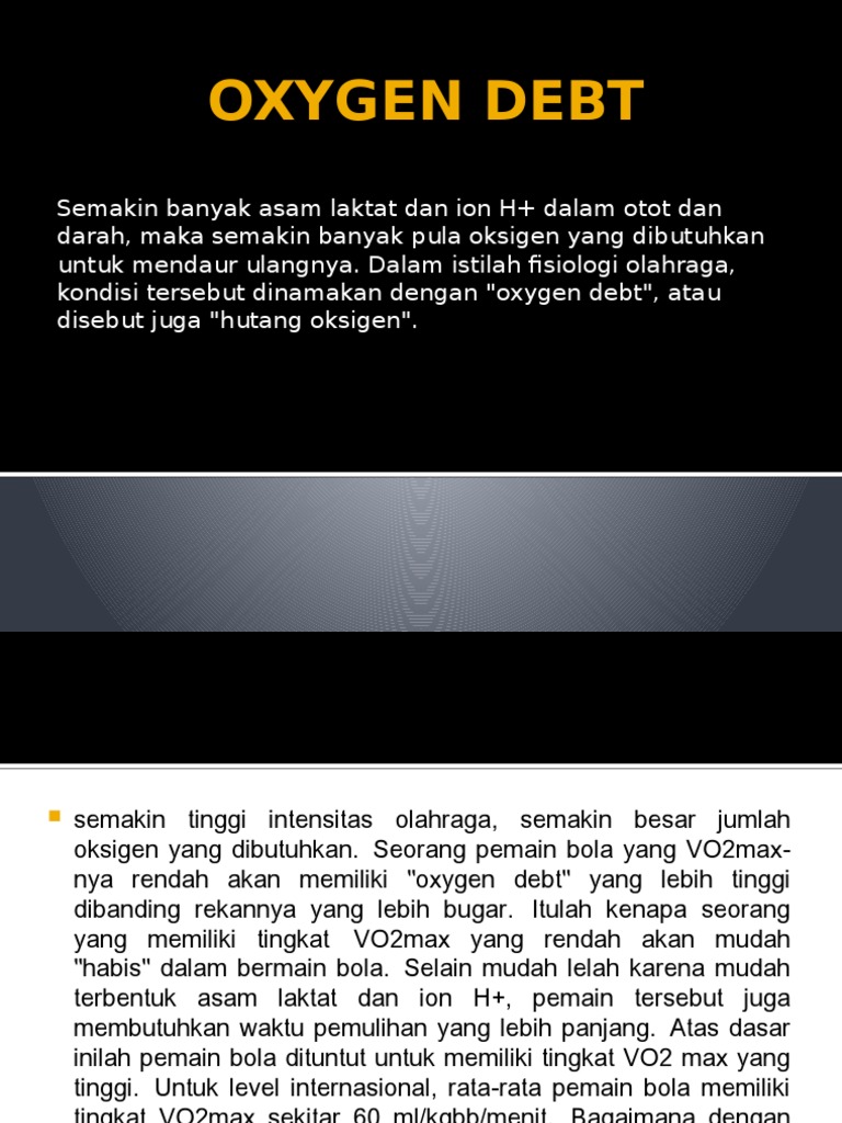 Oxygen Debt Vike | PDF