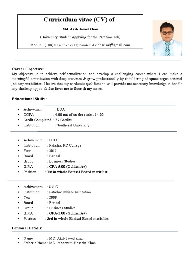 Akib CV | PDF | Microsoft Windows | Microsoft