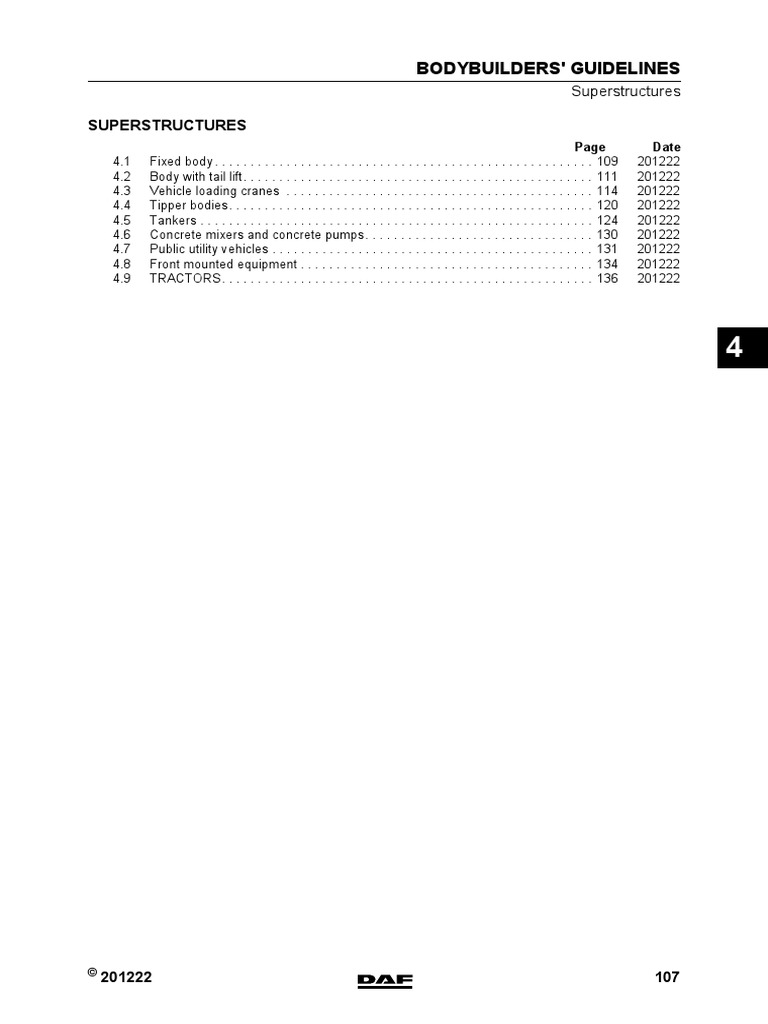 DAF Superstructures BodyBuilders - Guide | PDF | Semi Trailer Truck ...