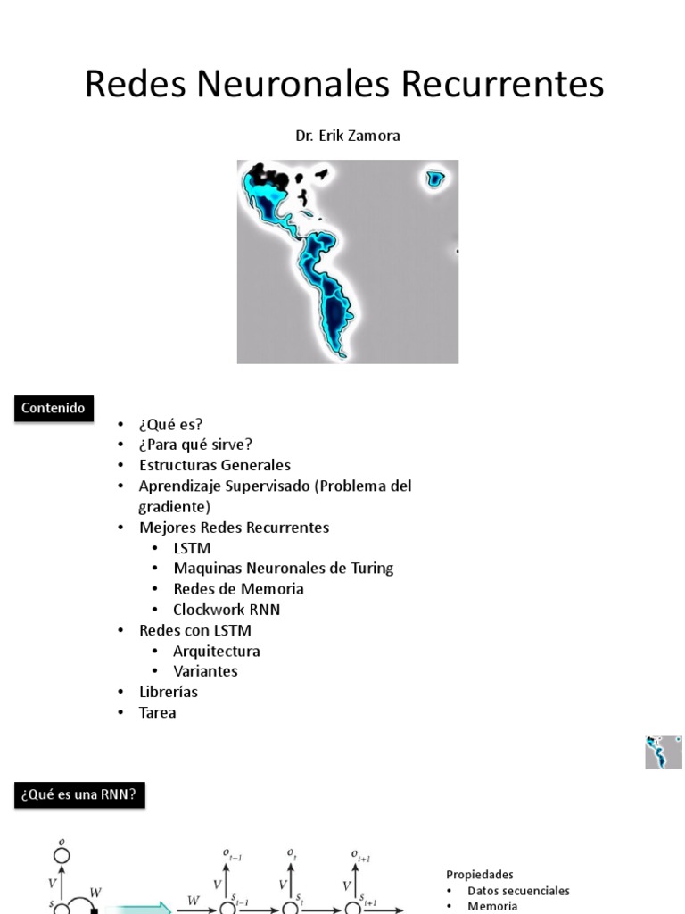 Redes Neuronales Recurrentes - Diapositivas | PDF | Red neuronal ...
