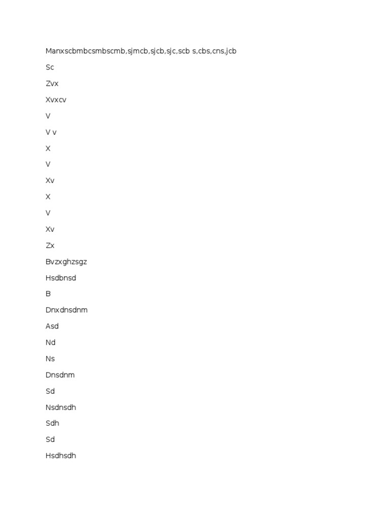 Random Text Generator Output | PDF