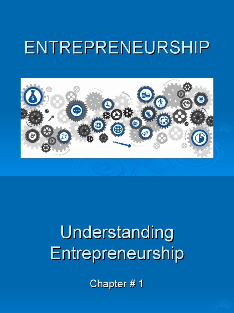 CH 1 Introduction To Entrepreneurship | PDF | Resource | Entrepreneurship