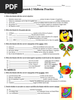 Prueba de Practica Leccion 3 (With Answers) | PDF | Idiomas