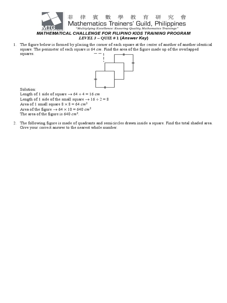 Level 3 (Quiz 1) | PDF | Teaching Methods & Materials