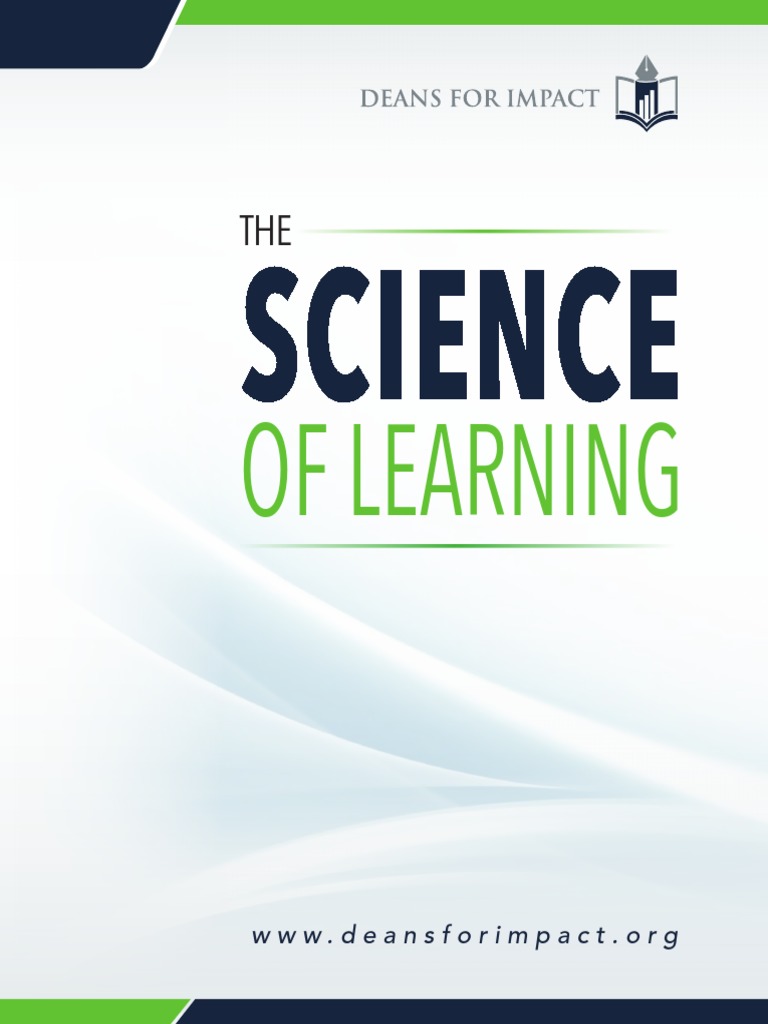 The Science of Learning | PDF | Psychology | Motivation