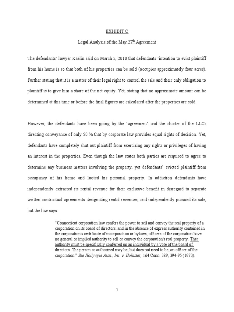 Agreement Defects | PDF | Trust Law | Corporations