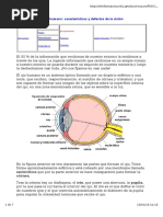El Ojo Humano y Sus Defectos. | PDF | Ojo humano | Lentes