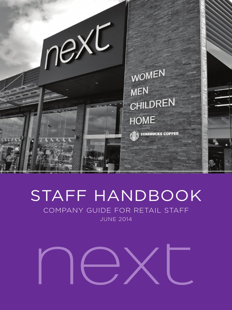 NEXT Retail Staff Handbook | PDF | Payroll | Employment