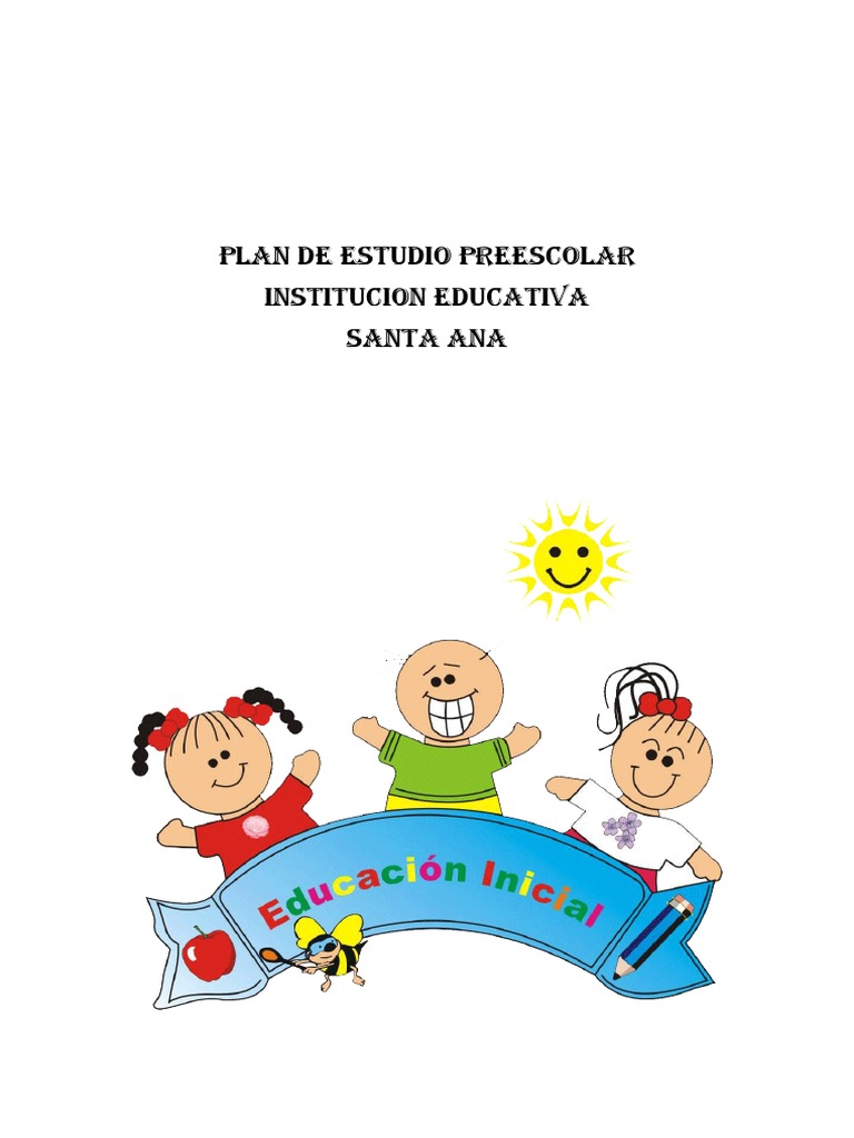 Plan de Estutio Preescolar 2013 PDF | PDF | Jardín de infancia | Color