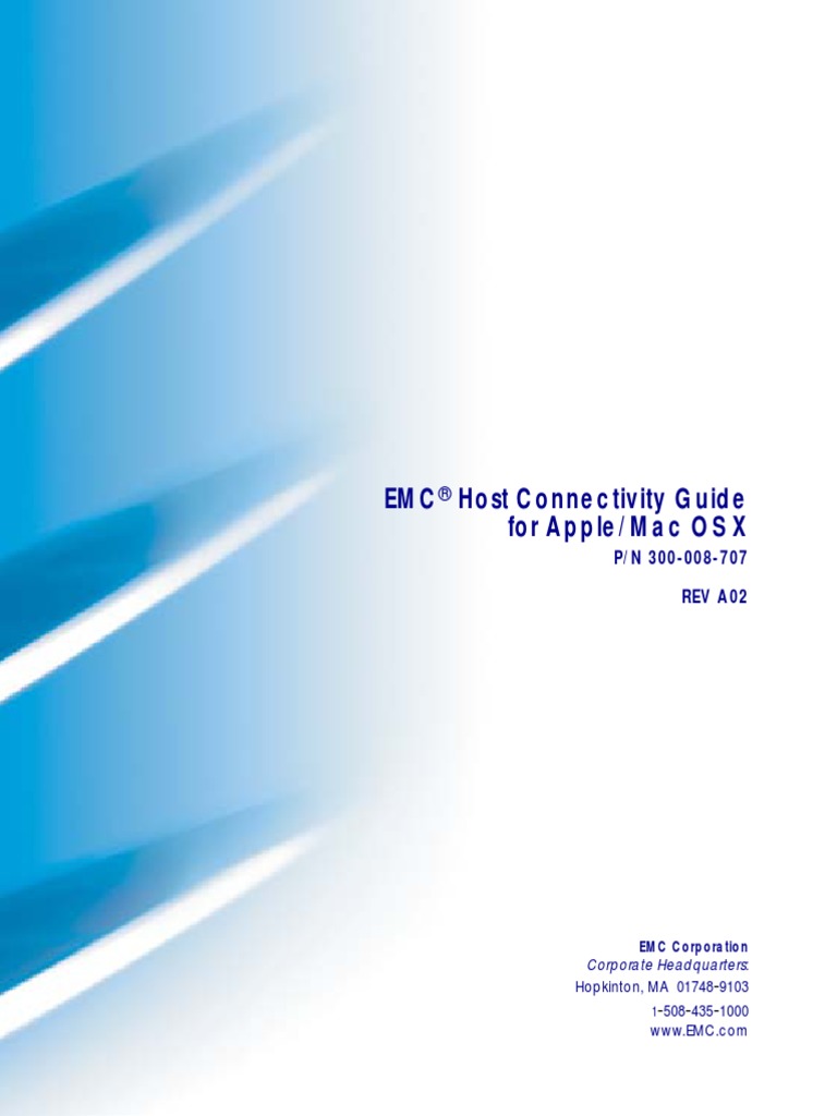 EMC Host Guide | PDF | Operating System | Provisioning