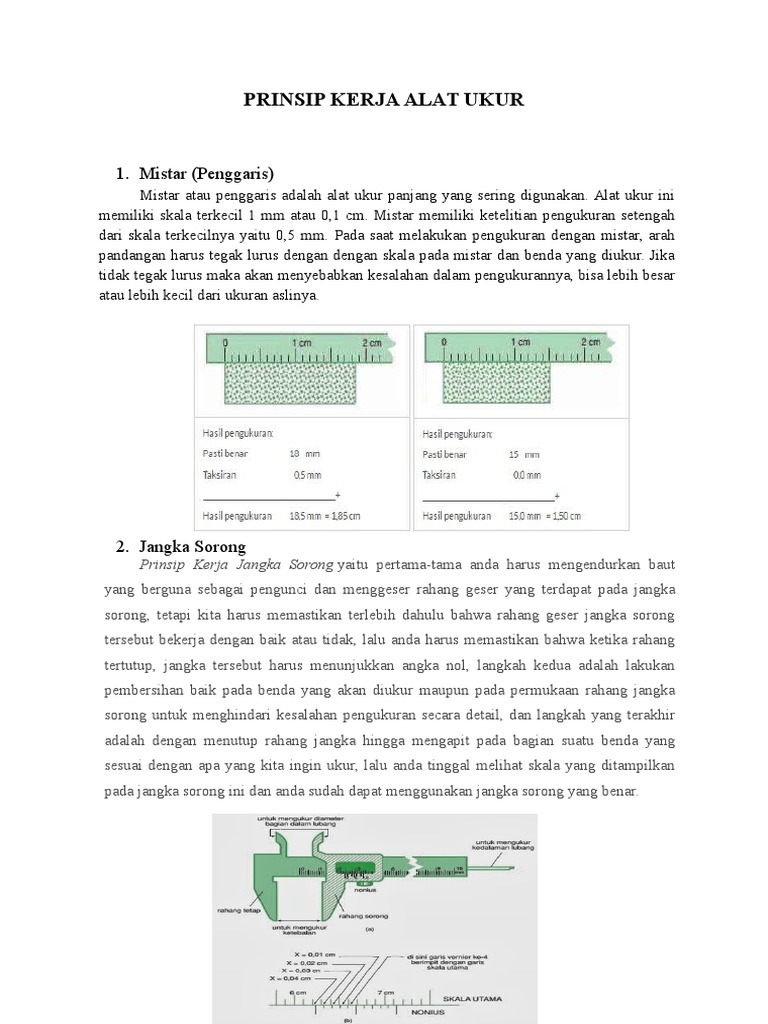Prinsip Kerja Alat Ukur Dasar | PDF