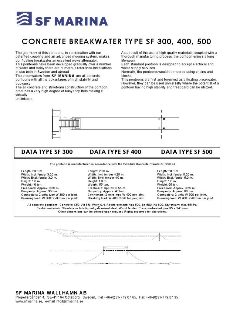 SF 300 400 500 Product Sheets | PDF