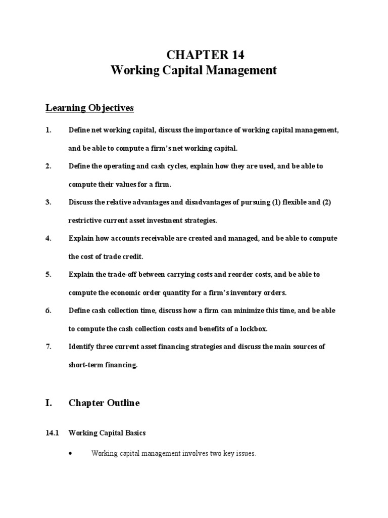 14 | PDF | Working Capital | Commercial Paper