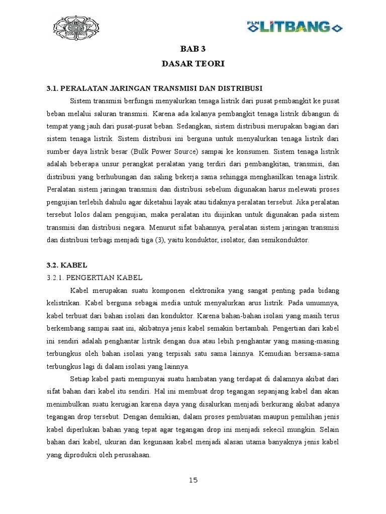 Contoh Dasar Teori | PDF