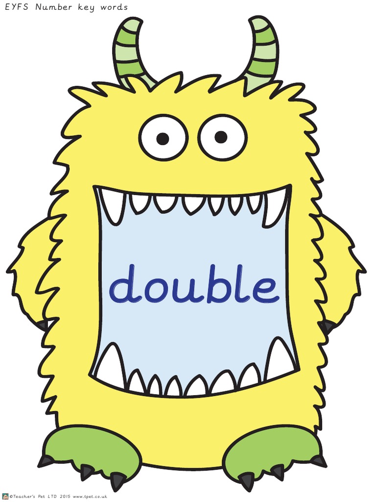 Monster Maths Words | PDF | Business