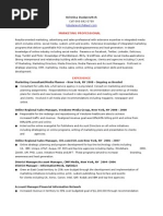 Resume Samples - UNC Kenan-Flagler | PDF | Marketing | Sales