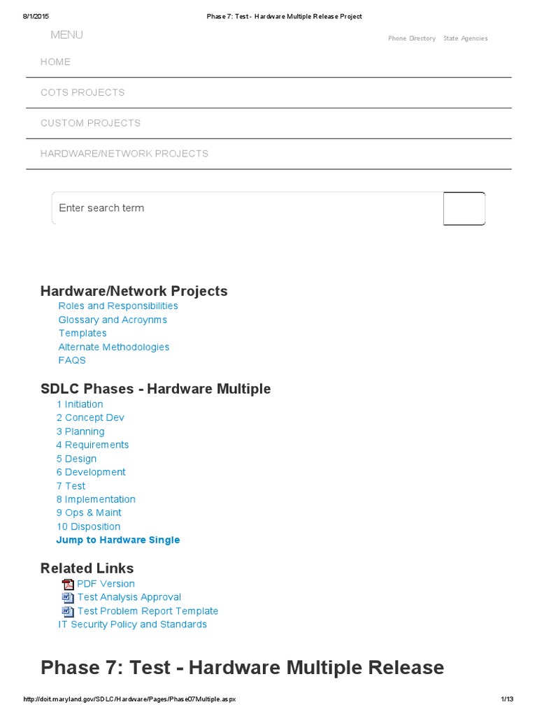 Multiple Release Project | PDF | Risk Management | Software Development ...