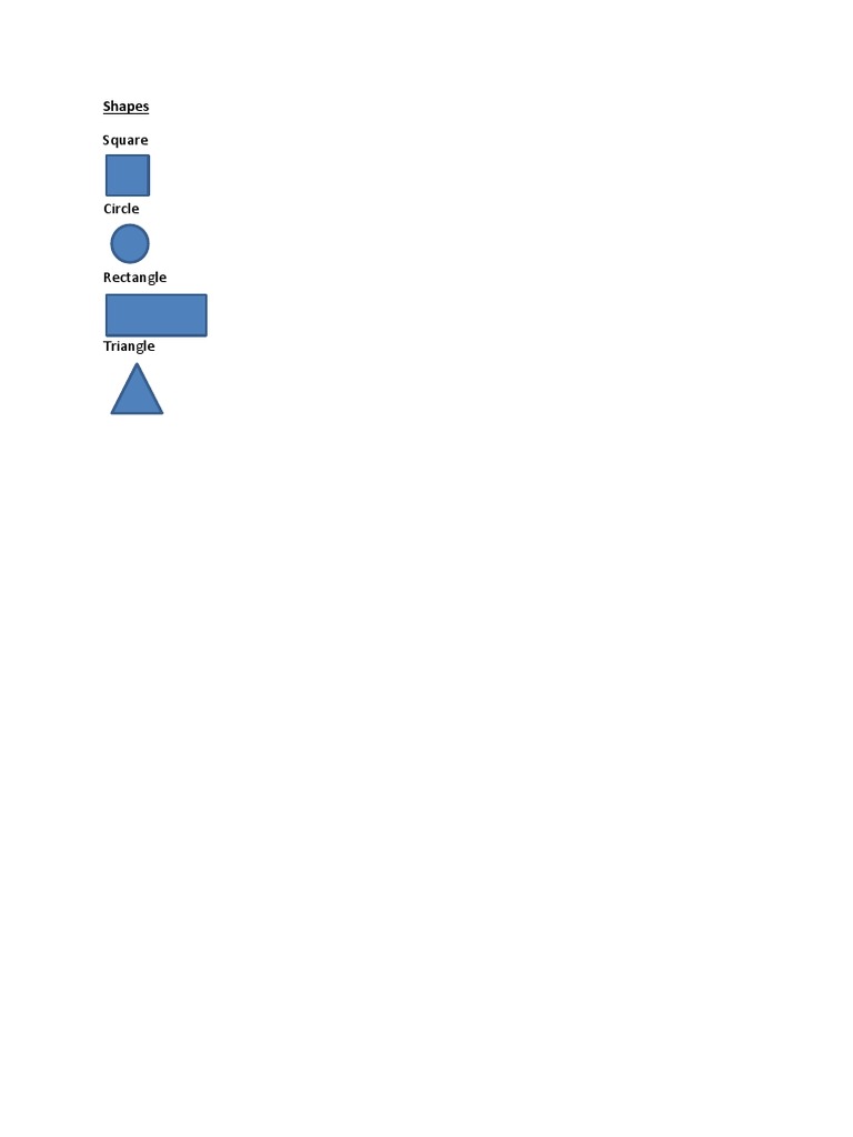 Shapes | PDF
