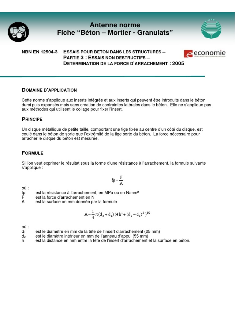 Essai de Labo Beton | PDF
