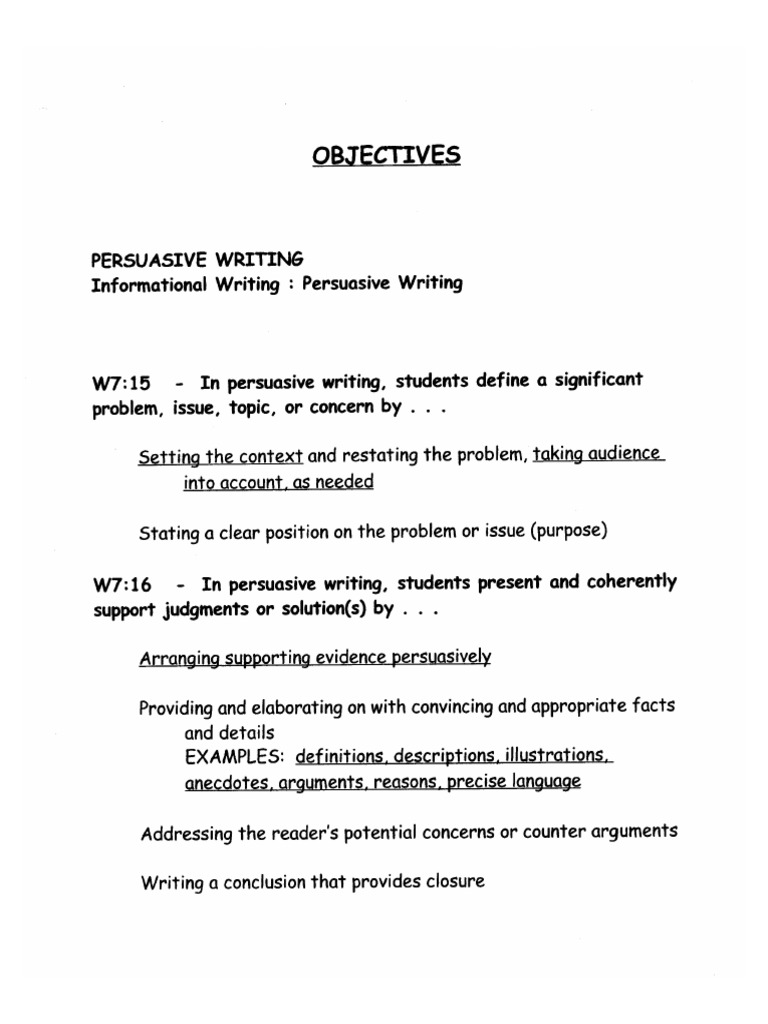 Persuasive Writing Packet PDF | PDF