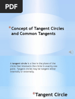 Tranverse Common Tangent, Direct Common Tangent | PDF