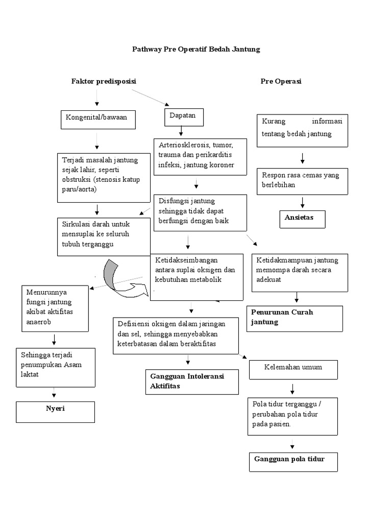 Pathway Pre Operatif Bedah Jantung | PDF