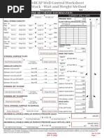 IWCF Well Control Formula Sheet | PDF | Energy Technology | Applied And ...
