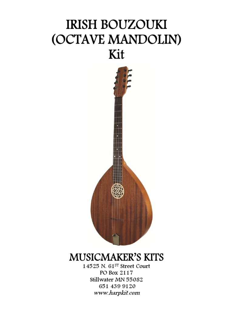 Irish Bouzouki (Octave Mandolin) Kit: Musicmaker'S Kits | PDF | String ...