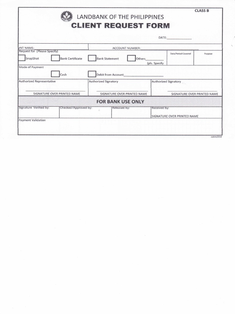 Snapshot Form Request LBP | PDF