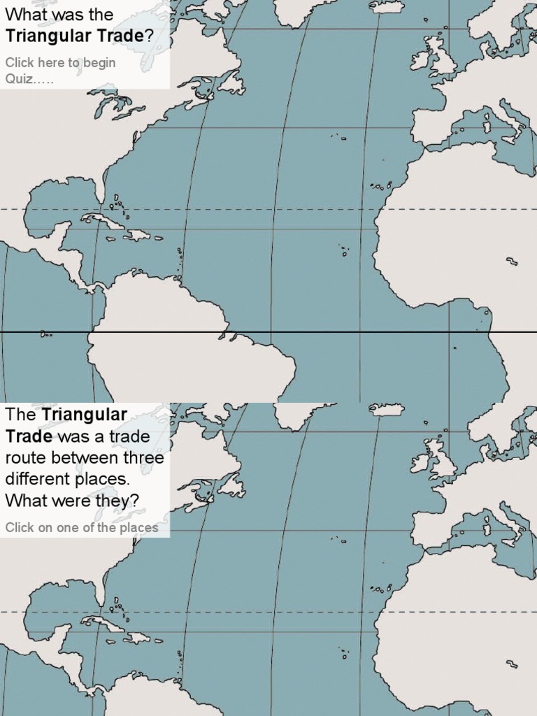 Blank Triangular Trade Map