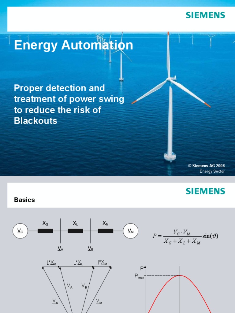 Power Swing Application | PDF | Electrical Engineering | Electromagnetism