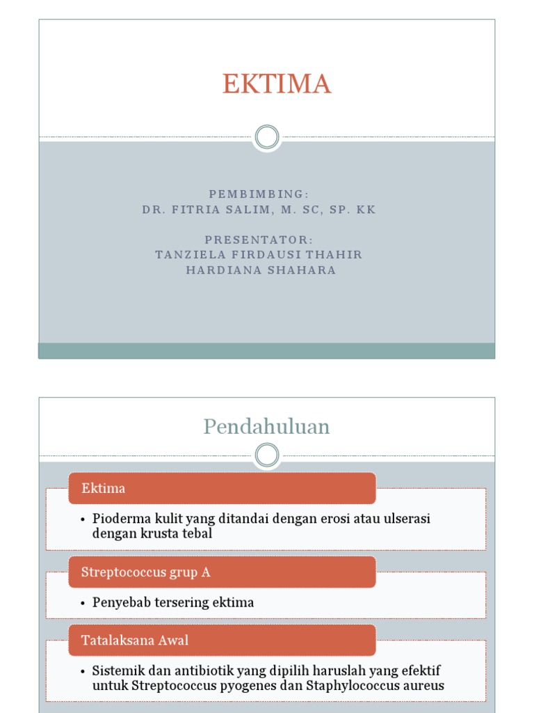 Laporan Kasus Ektima | PDF