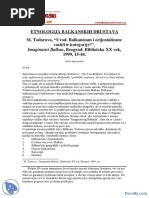 K SEHARA IVAN COLOVIC Balkanisticki Diskurs | PDF