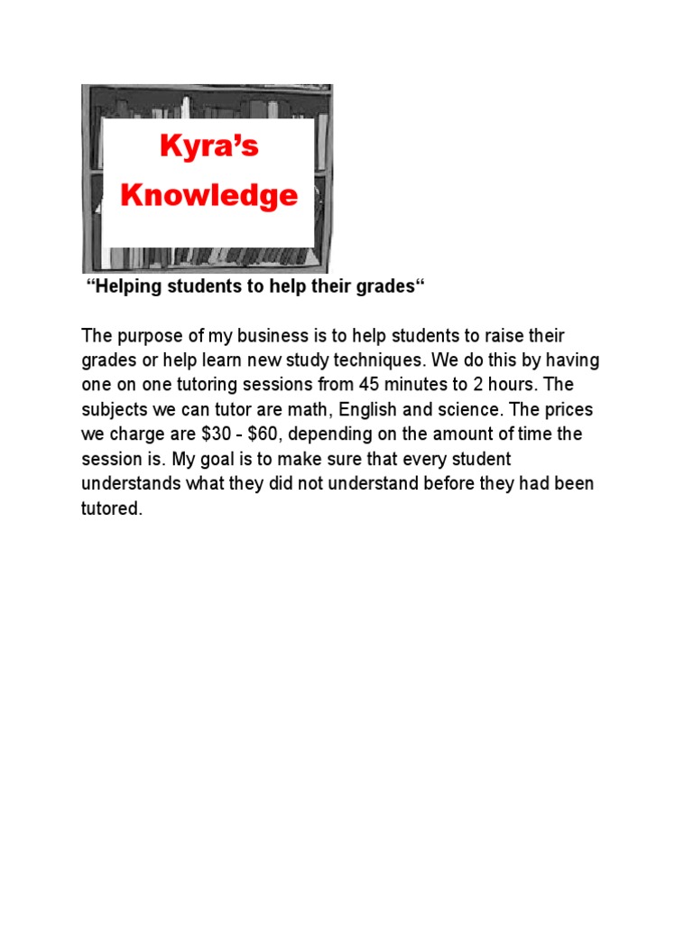 Student Tutoring for Better Grades | PDF | Self-Improvement
