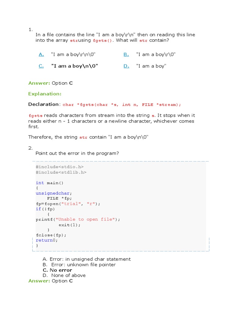 100 Ques | PDF | C (Programming Language) | Computer Science