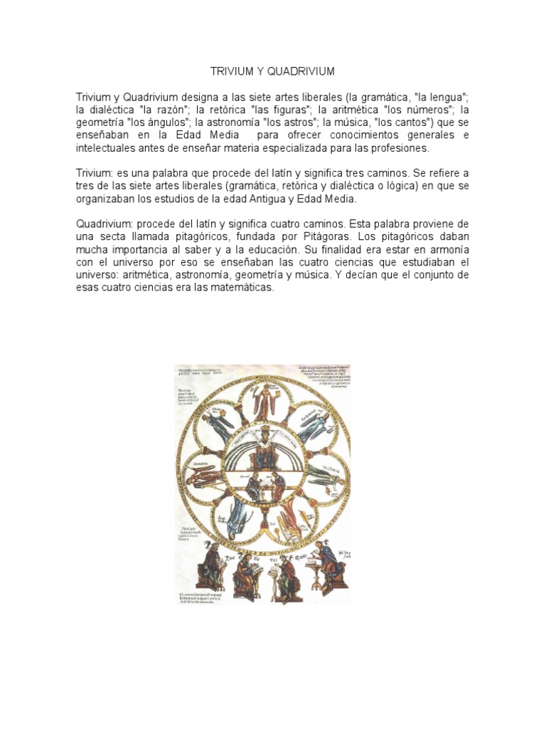 Trivium y Quadrivium | PDF
